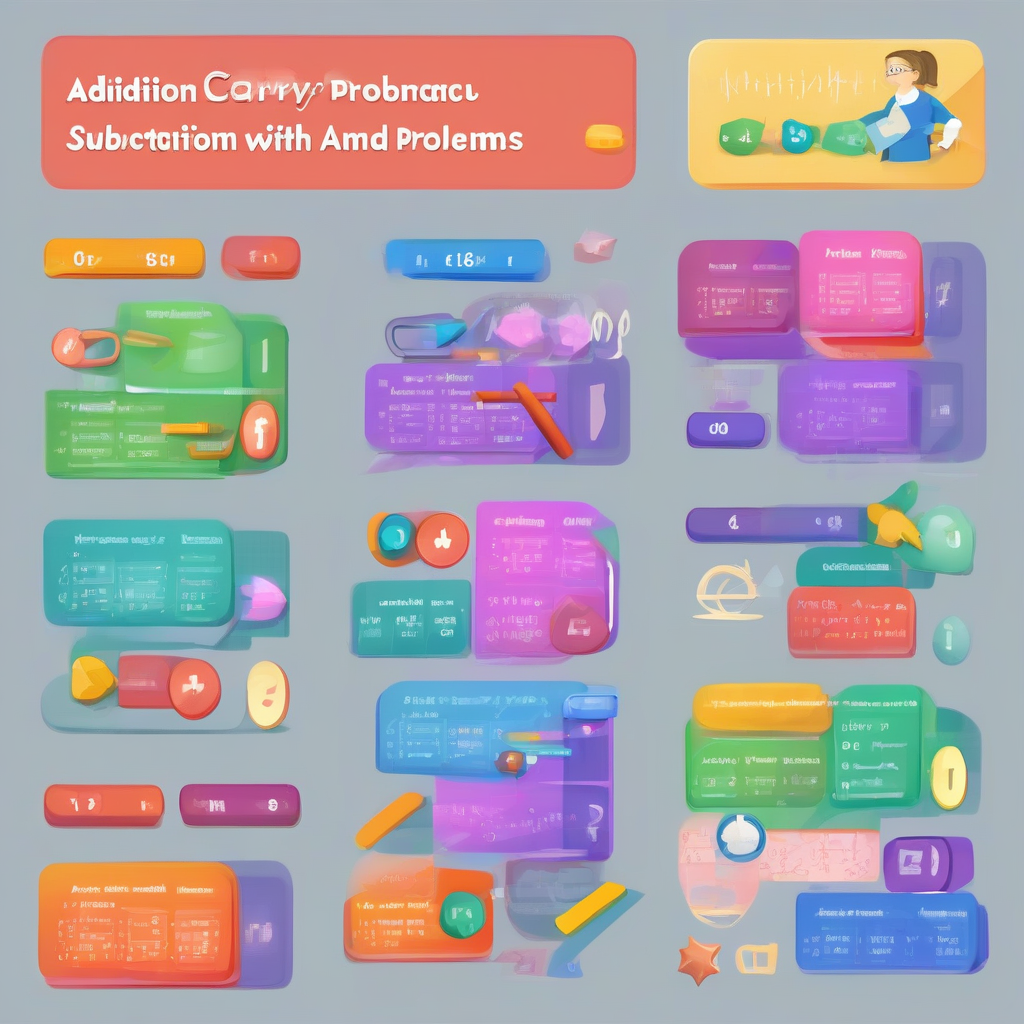 Addition Subtraction with Carry and Word Problems - Free Online Course ...